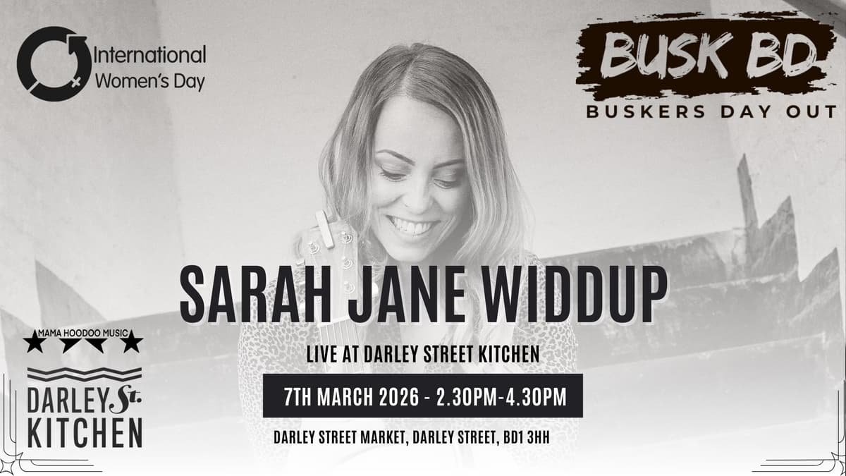 Live Music: Sarah Jane Widdup - A Venue In Bradford | Yorkshire.com